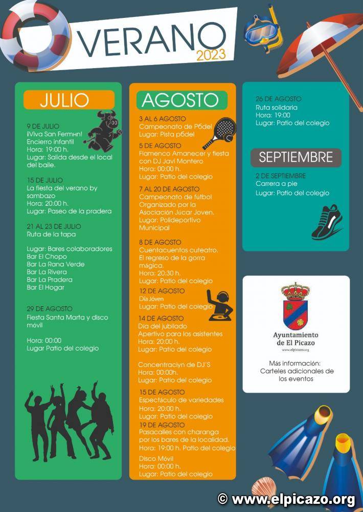 VERANO 2023 EL PICAZO - El Picazo (Cuenca) - Ayuntamiento de El Picazo