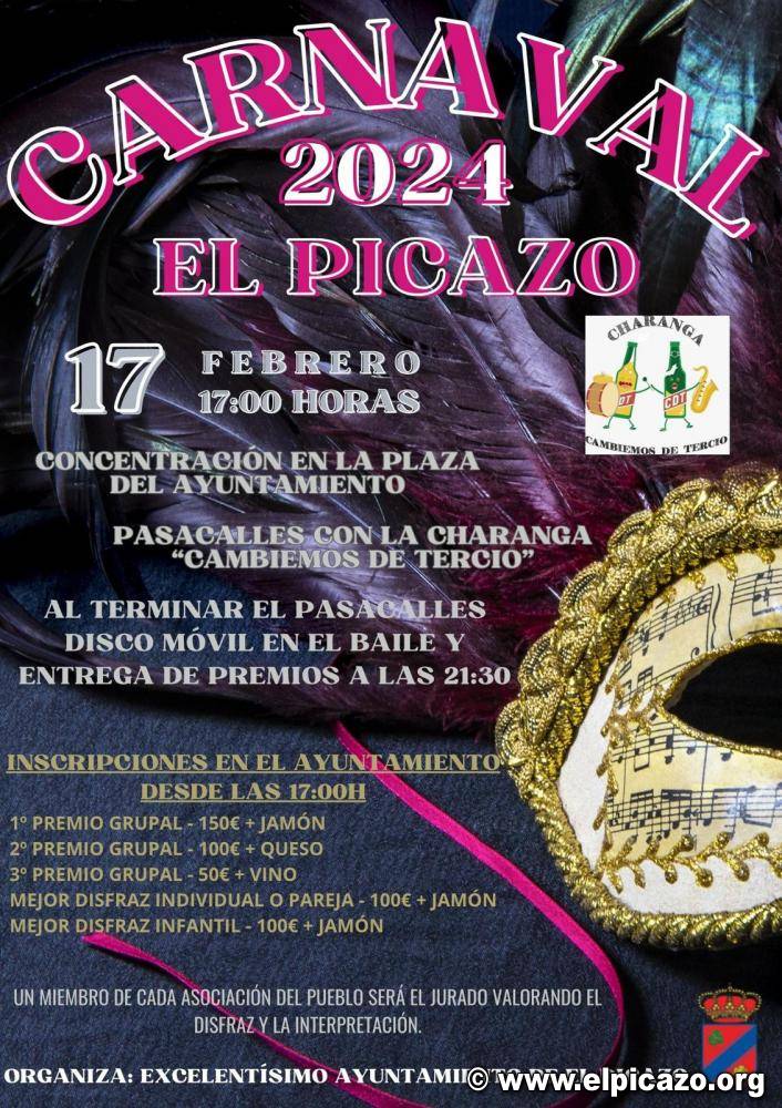 CARNAVAL 2024 - El Picazo (Cuenca) - Ayuntamiento de El Picazo